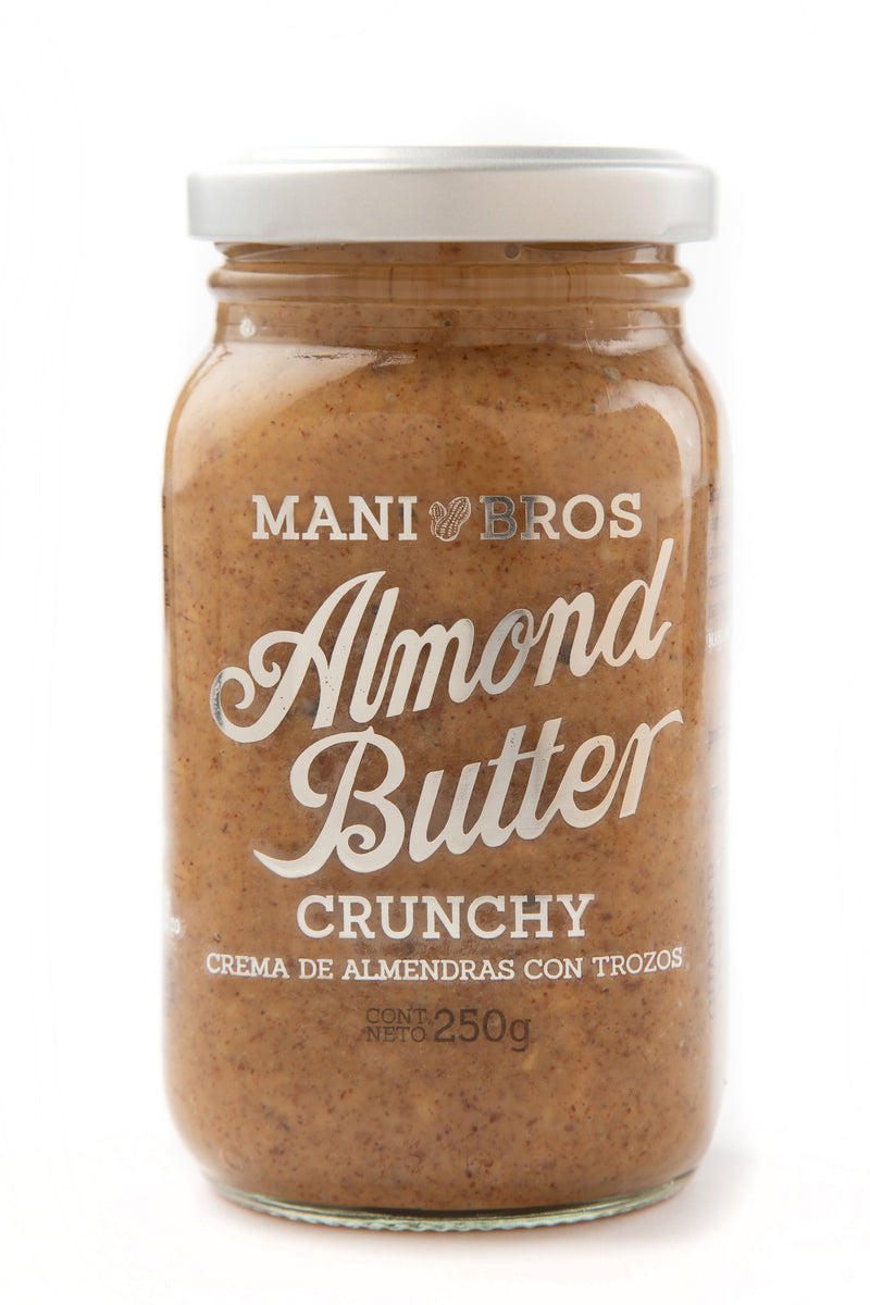 ALMOND BUTTER CRUNCHY – MANI BROS NUT BUTTERS